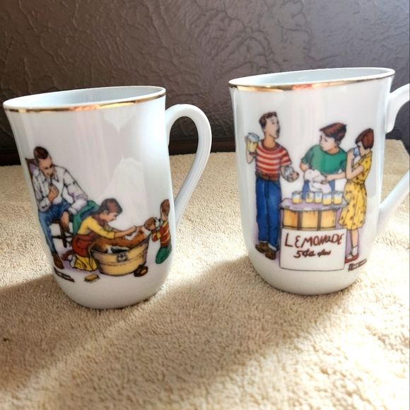 Norman Rockwell | Kitchen | Norman Rockwell Collectible Coffee Cups982 ...